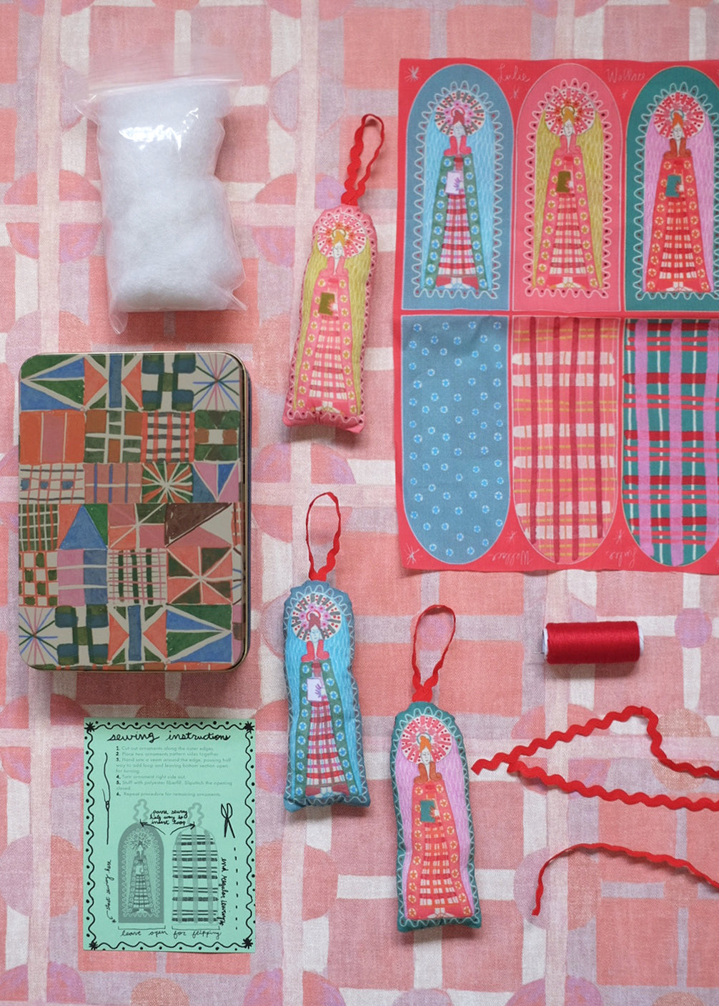 Angel Ornament Sewing Class – Lulie Wallace