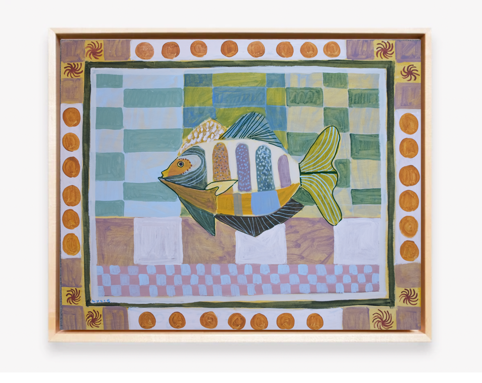 Fish No. 27 - 30 x 24" | Lulie Wallace