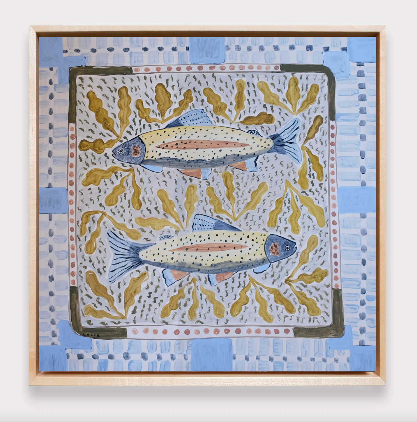 Fish No. 28 - 30 x 30" – Lulie Wallace