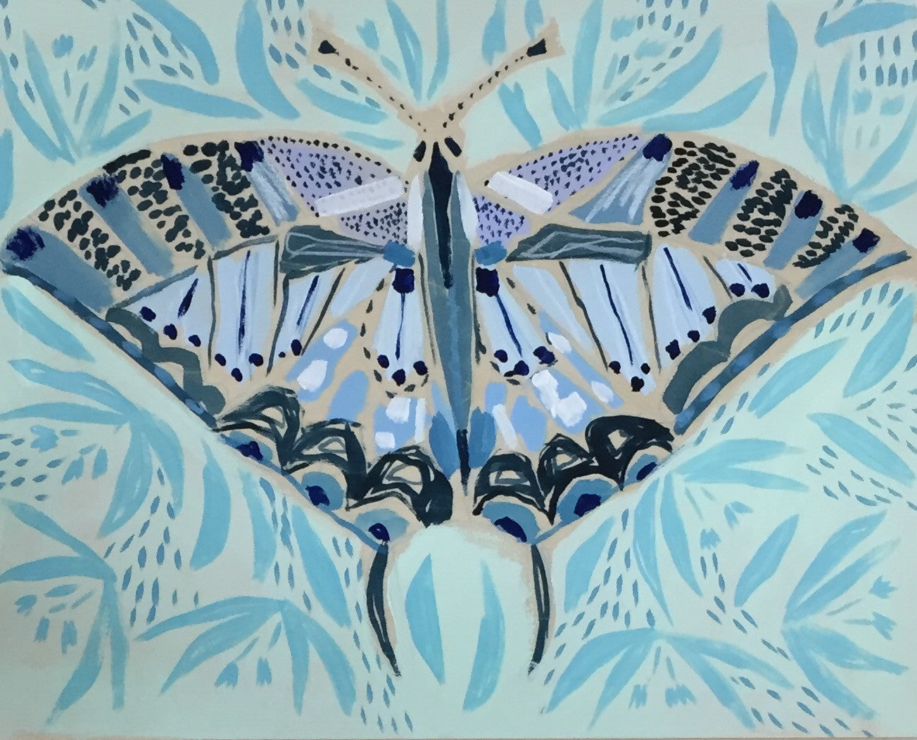 16x20 - CORA THE BUTTERFLY – Lulie Wallace