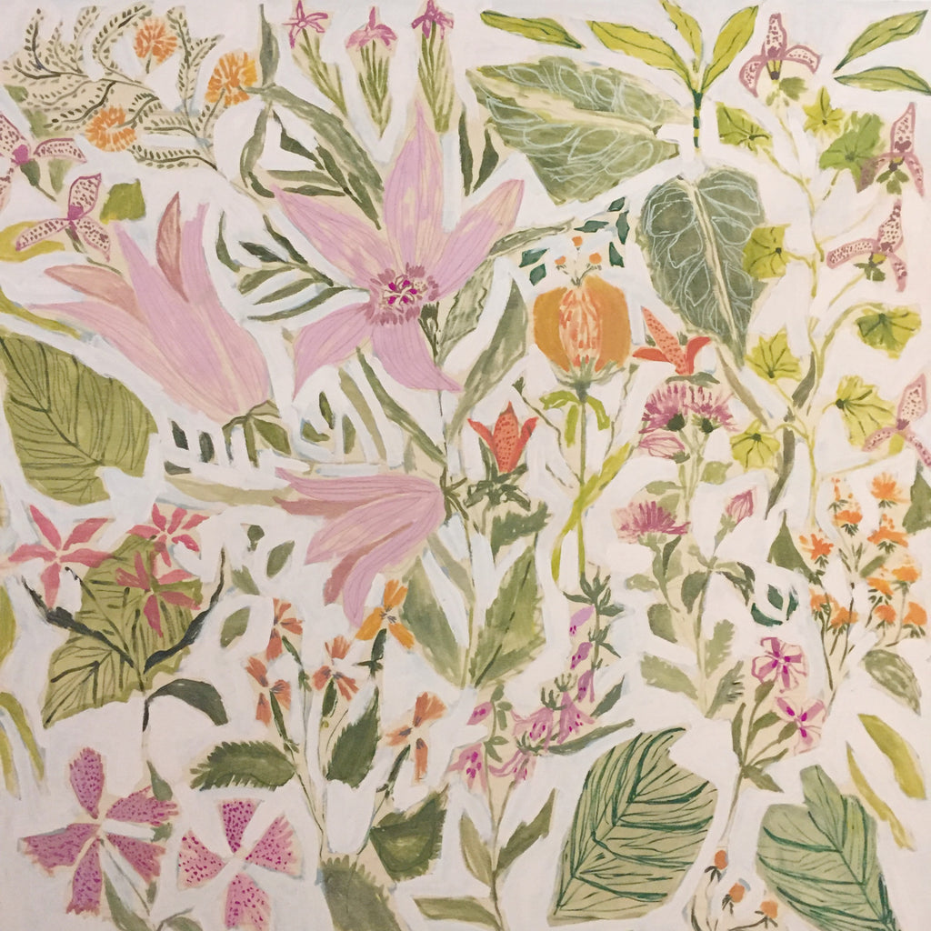 FLOWERS FOR MADELYN - 48x48 | Lulie Wallace