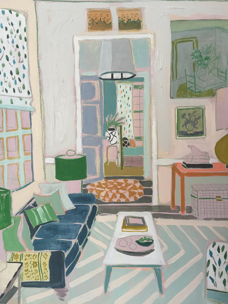 Living Room St. No.5 - 24"x 30" | Lulie Wallace
